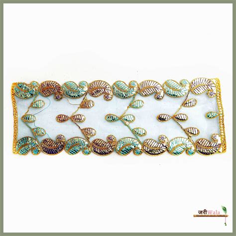 Small Thread Work Light Blue Chunri Zariiwalaa