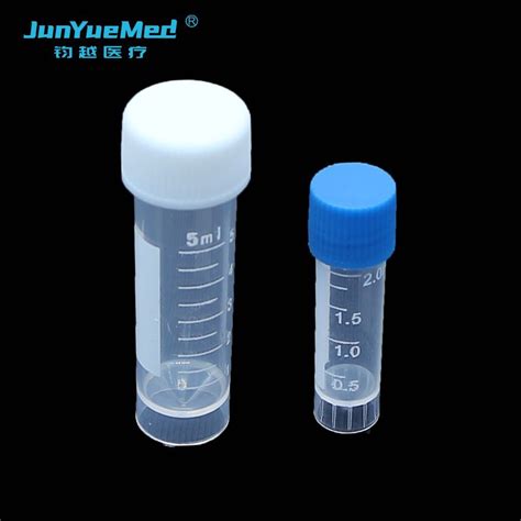 2ml Sterile Screw Cap Cryogenic Vials With Oring Centrifuge Tube And