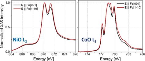 Exemplary Xas Spectra As Measured With Linearly Polarized X Ray Beam