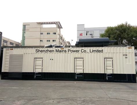1250kva 2500kva Containerized Diesel Generator Cumins Perkin Mtu Diesel Generator China Diesel