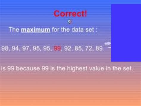Statistical Landmarks Maximum Minimum And Range Flashcards Quizlet