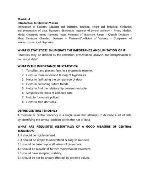 Measures Of Variability Pptx