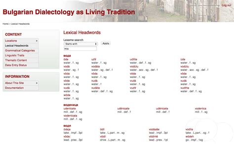 Screenshots Bulgarian Dialectology As Living Tradition