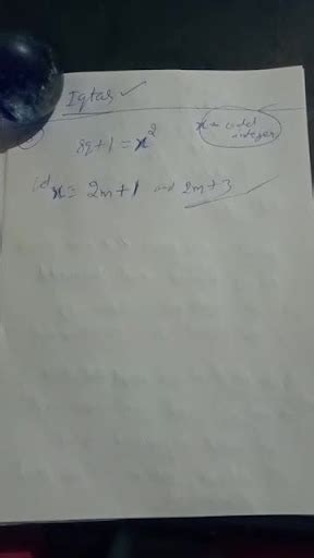 Exercise 11 Show That Any Positive Odd Integer Is Of The Form 4q1 Or 4q