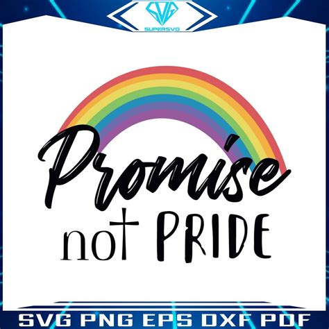 Artstation Promise Not Pride Christian Rainbow Svg Graphic Design Files
