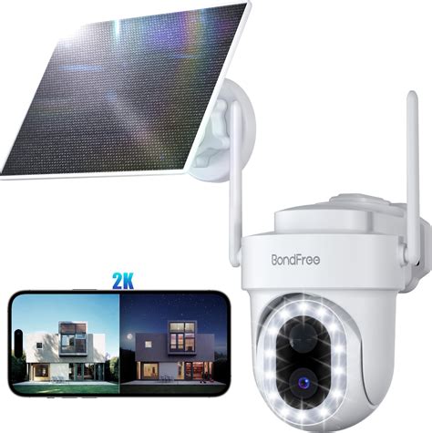 Camera Surveillance Wifi Exterieure Sans Fil 360° Ptz Camera Solaire