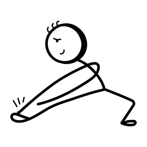 How To Draw Stick Figure Legs
