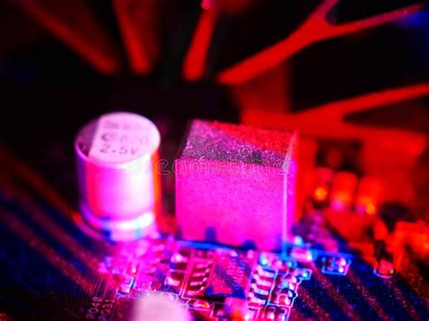 Circuit Board Technology Background Stock Image Image Of Artificial Blur