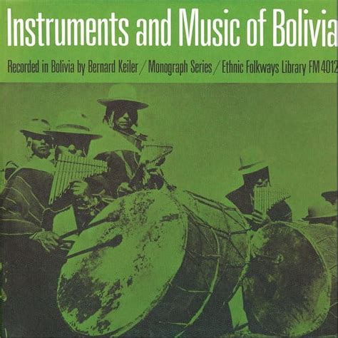 Various Artists Indians Of Bolivia Various Music And Performance