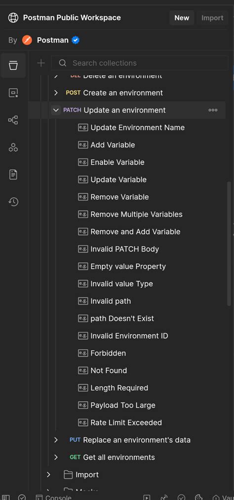 Setting An Environment Variable While Not Active Help Hub Postman