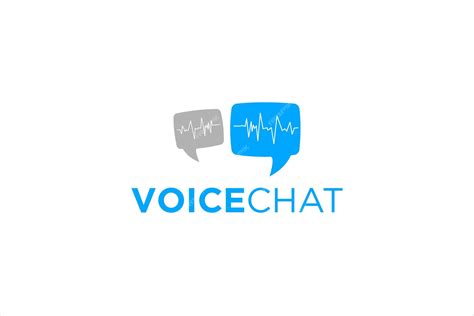 Premium Vector Voice Chat Message Logo Design Modern Technology Icon Symbol Audio Messaging
