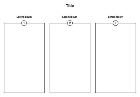 Blank Panels 1x3 BioRender Science Templates