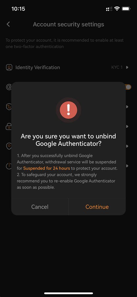 How To Disable Your Google Authenticator OrangeX