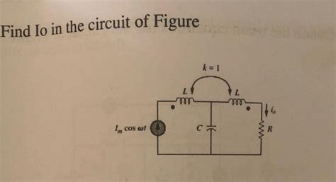 Solved Find Io In The Circuit Of Figure