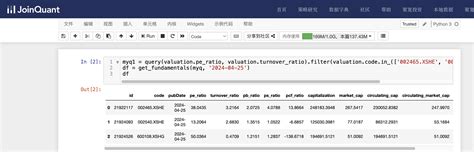 Python量化炒股的获取数据函数—getfundamentalspython获取股票数据函数 Csdn博客