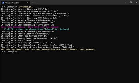 Managing Windows Firewall Rules With Powershell Part 3 Creating A Baseline