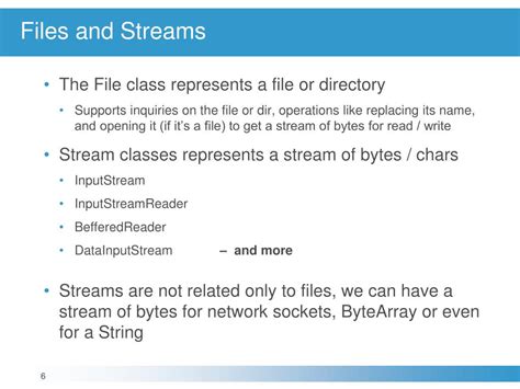 Ppt Files And Streams In Java Powerpoint Presentation Free Download Id2413086