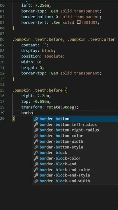 Creating A Floating Pumpkin Using Html And Css 🎃 Youtube
