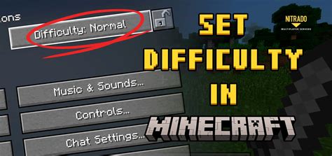 How To Set Difficulty On Minecraft Servers Nitrado