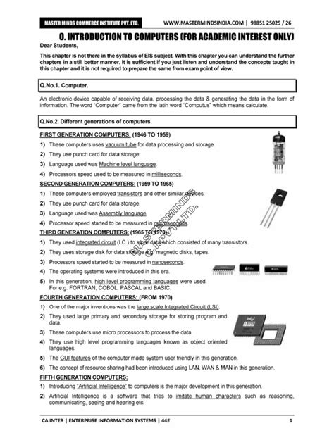 Introduction To Computers Pdf