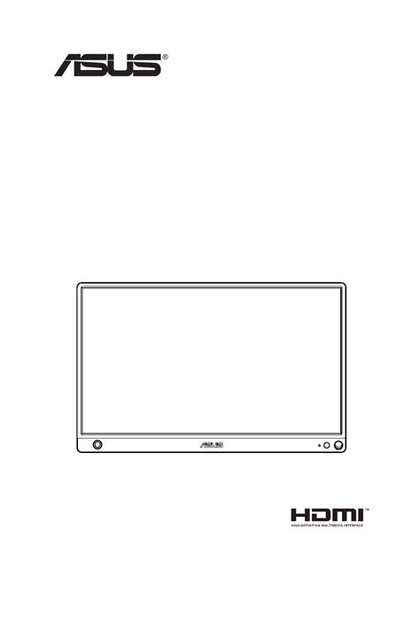 Asus Zenscreen Touch Mb Amt Multi Touch Ips Monitor User