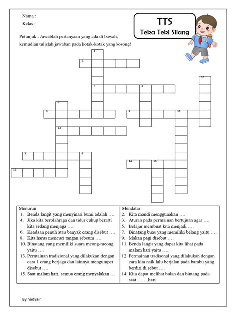 tts bahasa indonesia kelas 1 pdf