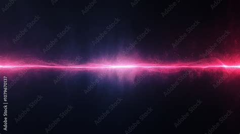 Minimalist Sound Wave Against In Dark Background Audio Visualization In A Sleek And Modern