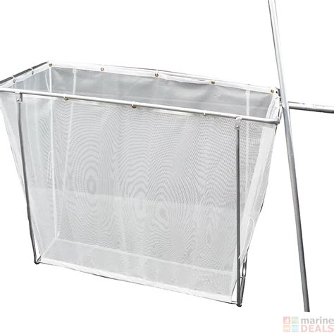 Buy Nacsan Whitebait Net For Folding Set And Scoop Net Grey Online At Marine Nz