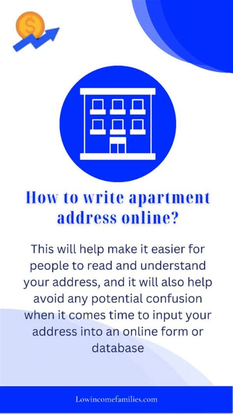 How To Write Address With Apartment Number Low Income Families