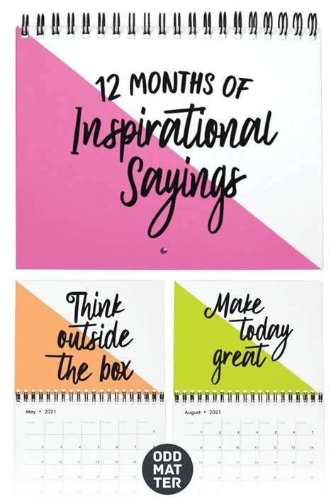 Inspirational Quotes Home Office Decor 12 Months Of Inspirational