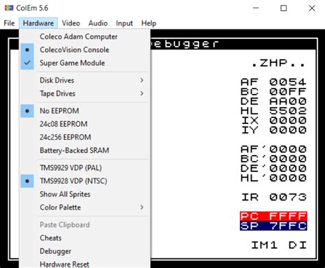 Realm Of Impossibility Running SGM Games In An Emulator ANY Emulator ColecoVision Adam