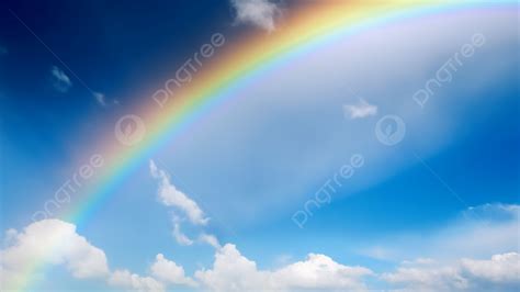 하늘 무지개 푸른 하늘 아름다운 배경 하늘 무지개 파란 하늘 배경 일러스트 및 사진 무료 다운로드 Pngtree
