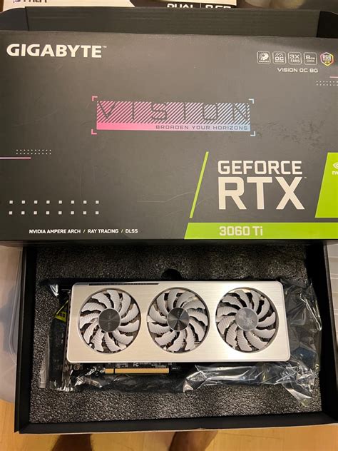 RTX 3060 Ti Gigabyte Vision OC 8gb, Computers & Tech, Parts ...
