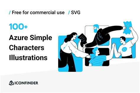 Free Azure Character Illustration Create Stunning Designs Now Eagle