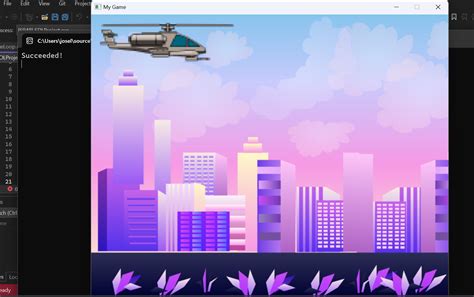 i m creating a helicopter game using sdl2 ﻿and c