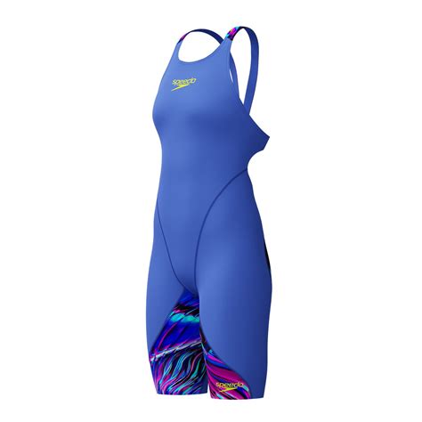 Speedo Girls Fastskin Lzr Ignite Kneeskin Dark Shine Cobalt