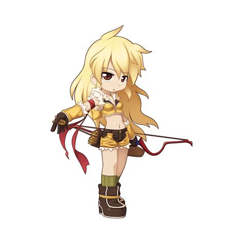 Yuichirou Sniper Ragnarok Online Ragnarok Online Official Art 1girl Ahoge Armband Arrow