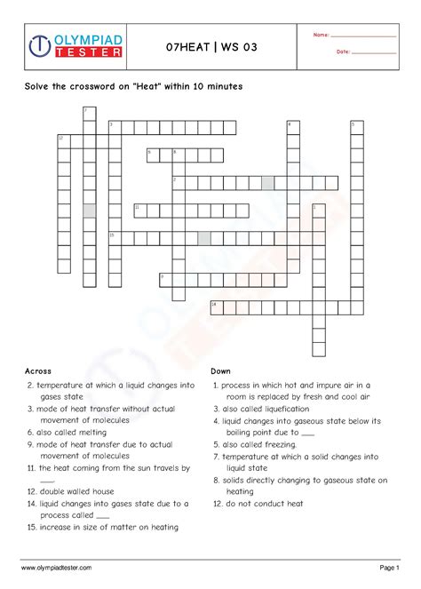 Free 7th Grade Science Worksheets