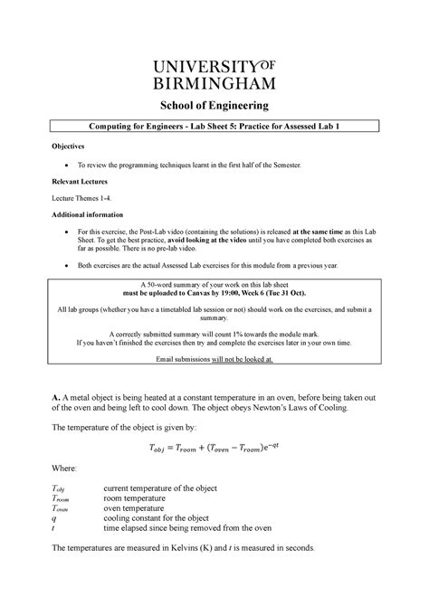 Comp For Eng Lab5 2 0909090900009099000 School Of Engineering