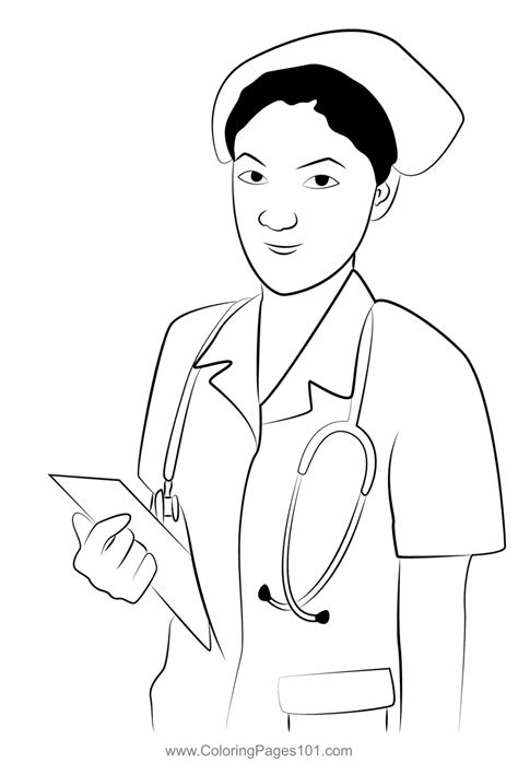 Free Nurse Coloring Pages