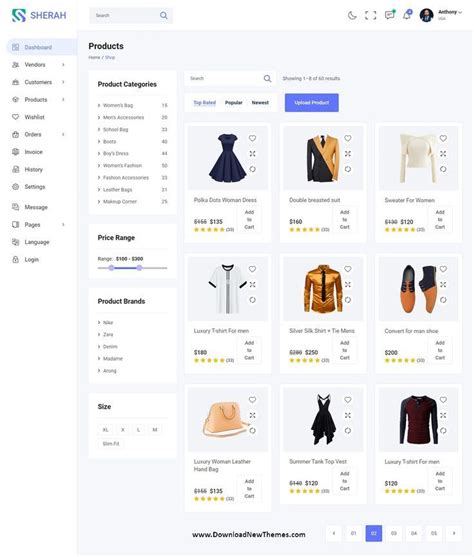 Shopo Tailwind React Ecommerce Template With Admin Dashboard