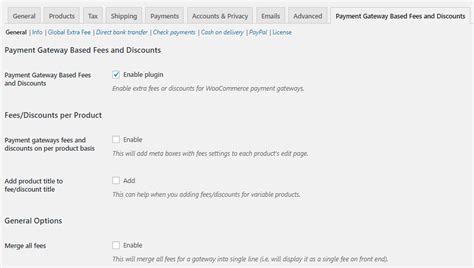 Payment Gateway Based Fees And Discounts Pro Documentation Woocommerce