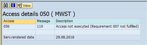 Help Needed Mwst Missing Error Requirement 07 N Sap Community