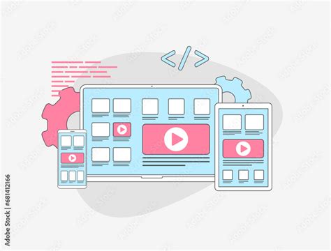 mobile first design responsive web design page for optimal display on various devices and