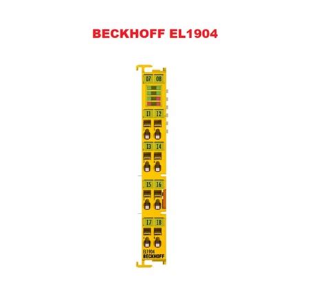 EL BECKHOFF EtherCAT Terminal Channel Digital Input V DC At
