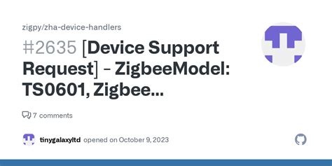 Device Support Request Zigbeemodel Ts0601 Zigbee Manufacturer
