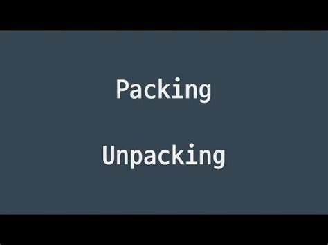 패킹 언패킹 미운코딩새끼 시간만에 끝내는 파이썬 기초 패킹 언패킹 미운코딩새끼 시간만에 끝내는 파이썬 기초