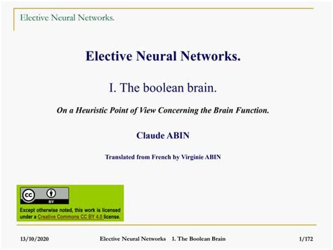 elective neural networks i the boolean brain on a heuristic point of view concerning the