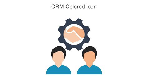 Crm Colored Icon In Powerpoint Pptx Png And Editable Eps Format Ppt Powerpoint