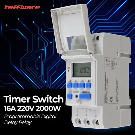 Jual Timer Listrik Programmable Digital Timer Switch Relay 20 Program 220v 16a Shopee Indonesia